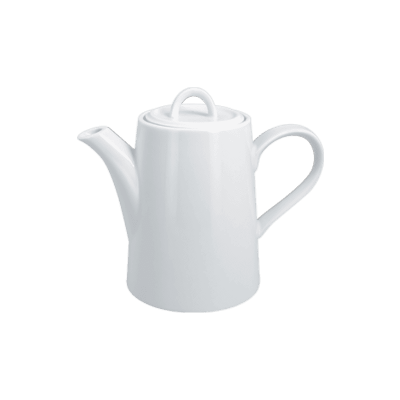 Access Bianco White Coffee Pot & Lid (35cl) - KitchenSpot
