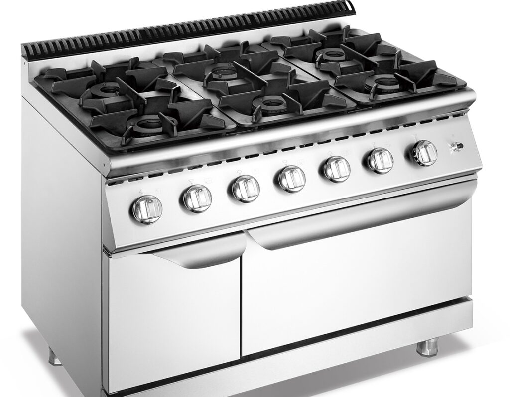 700 Series 6-Burner Gas Range With Oven - KitchenSpot