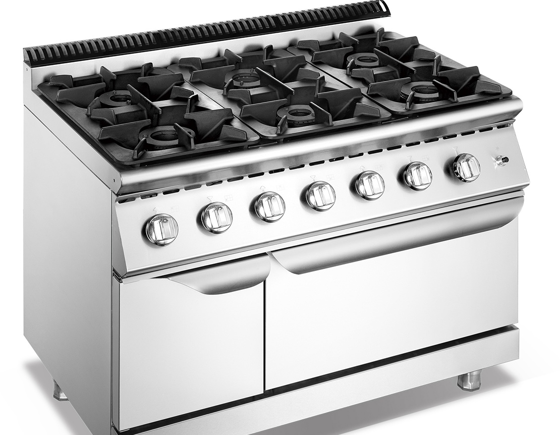 700 Series 6-Burner Gas Range With Oven - KitchenSpot