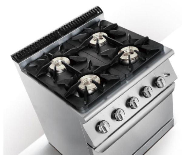 900 Series 4-Burner Gas Range With Oven - KitchenSpot
