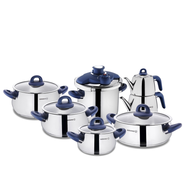 Korkmaz Bella 14 Piece Hyper Set - KitchenSpot