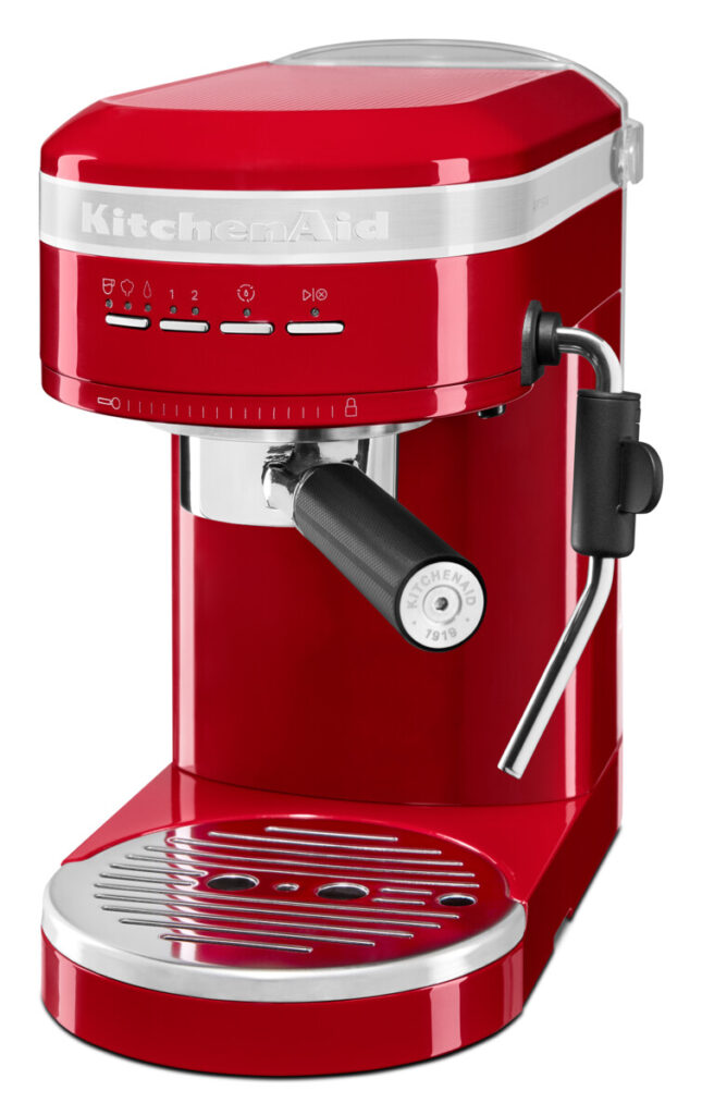 KA Artisan Espresso Machine Empire Red - KitchenSpot