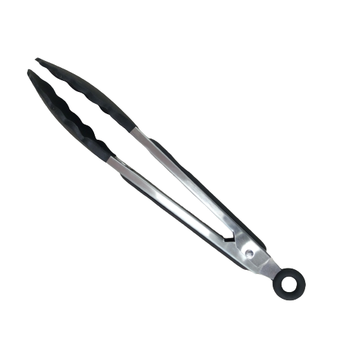 Silicon With Stainless Steel Handle Tong - KitchenSpot