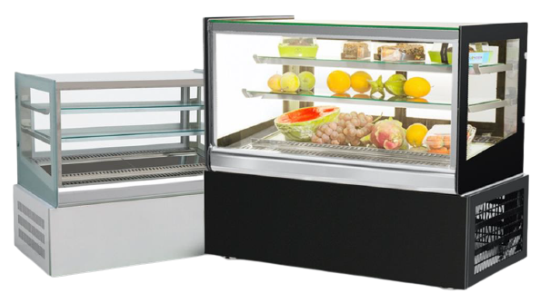 1.2m Square Tabletop Refrigerated Deli Case - KitchenSpot