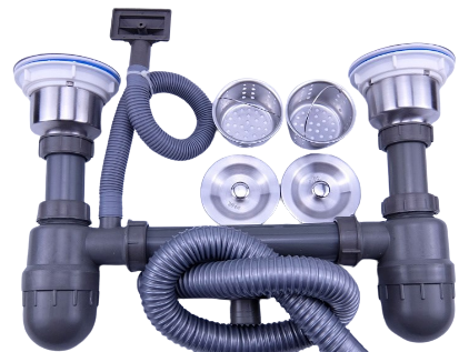 Double Sink Bottle Trap & Sink Drain Waste - KitchenSpot