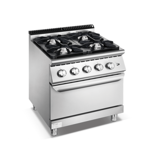 900 Series 4-Burner Gas Range With Electric Oven - KitchenSpot