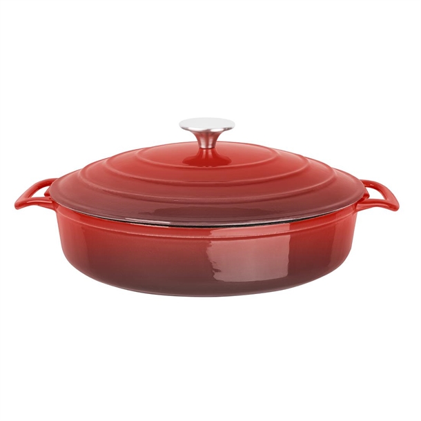 Red Round Sauté Pan - KitchenSpot