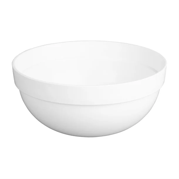 Polypropylene White Mixing Bowl 3Ltr - KitchenSpot