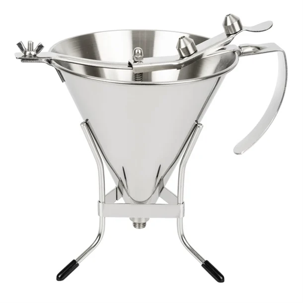 Stainless Steel Automatic Piston Funnel 1.5ltr - KitchenSpot